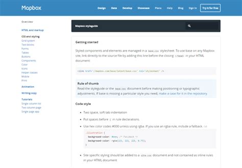 A List Of Css Style Guides For Inspiration