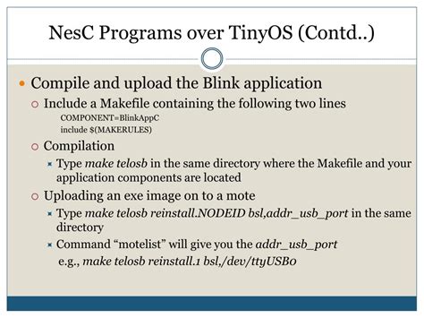 Ppt Tinyos And Nesc Powerpoint Presentation Free Download Id 2053749