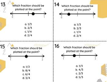 Plot Order And Compare Fractions MA 4 FR 1 4 Task Cards TPT
