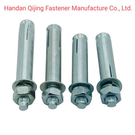 Stainless Steel Hexagon Head Sleeve Anchor Expansion Bolts Confirmat