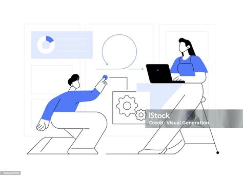 민첩한 프로젝트 관리 추상적 개념 벡터 일러스트레이션 간반에 대한 스톡 벡터 아트 및 기타 이미지 간반 개념 개발 Istock