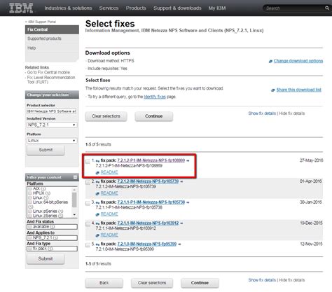 Netezza Sql And Admin Netezza How To Download Linux Driver From Ibm
