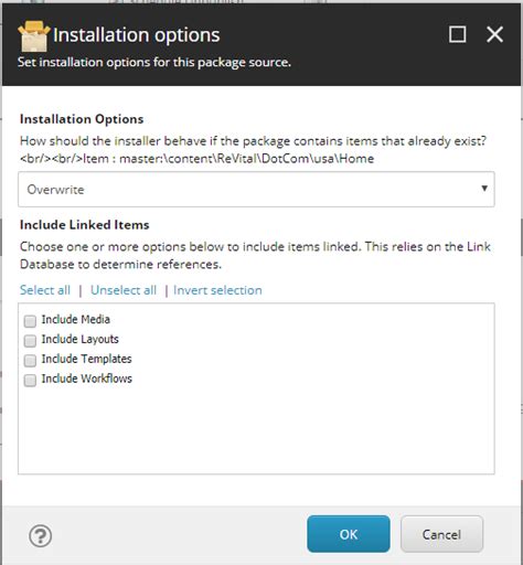 package generator raw html visible in description message · issue 1048 · sitecorepowershell