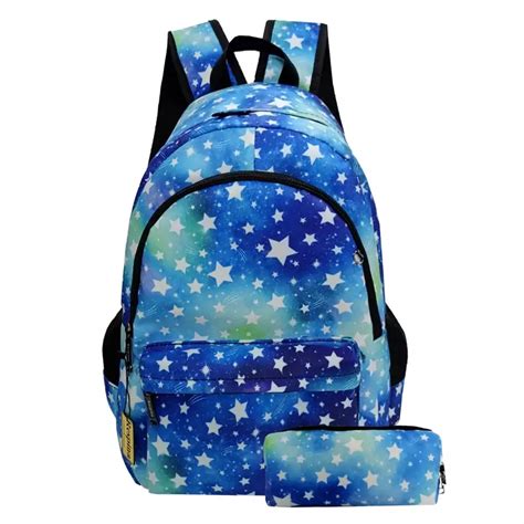 خرید و قیمت کیف مدرسه دخترانه مدل ستاره Star با جامدادی برند رسپینا