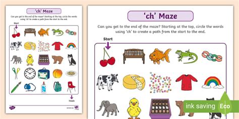 Ch Phonics Maze