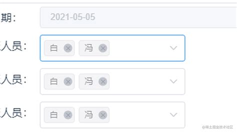 Elementui多选框select下拉框数据回显问题 掘金