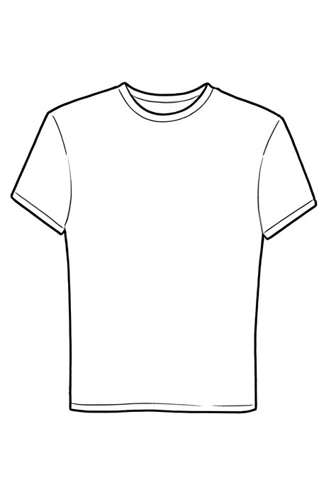 Blank White T Shirt Outline Free Download Ai Scribbles