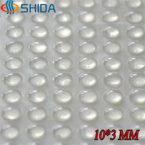 100 Pcs 10x3mm 자기 접착 반구 실린더 실리콘 고무 범퍼 부드러운 투명 블랙 안티 슬립 피트 패드 댐퍼가구 다리