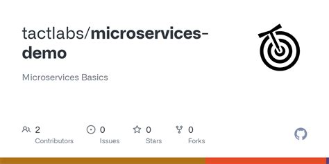 Github Tactlabsmicroservices Demo Microservices Basics