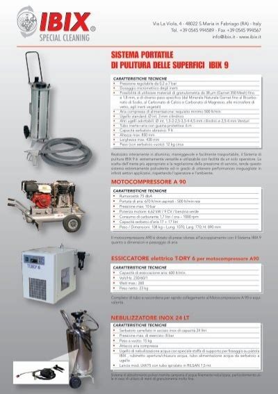 SISTEMA PORTATILE DI PULITURA DELLE Edilizia Com