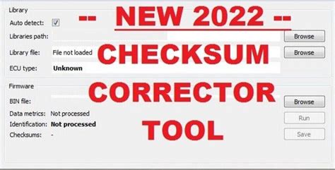 Checksum Ecu Software Corrector New 2022