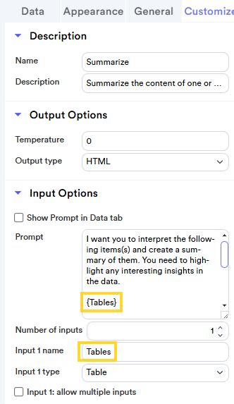 Using Customizable Displayr Ai Features Displayr Help