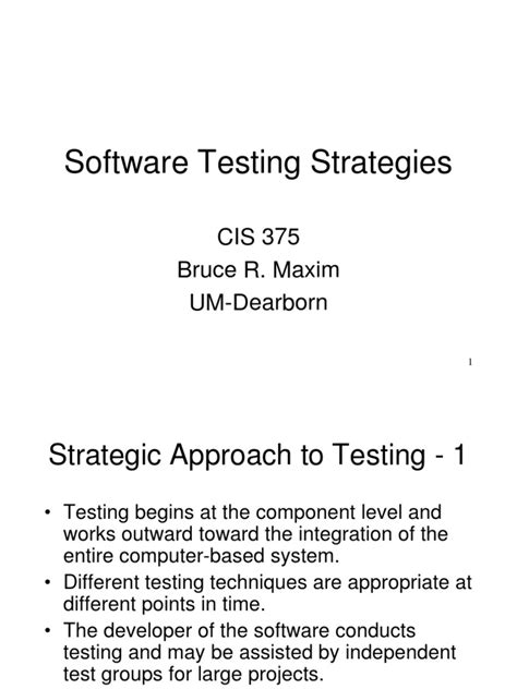Software Testing Strategies Pdf Software Testing Engineering