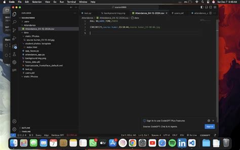 Facerecognition Attendancesystem Opencv Flask Python Innovation