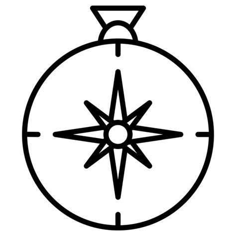 Premium Vector Compass Vector Illustration