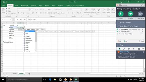 Learn Live Advanced Excel If Formulas In Hindi With Sujeet Kumar Youtube