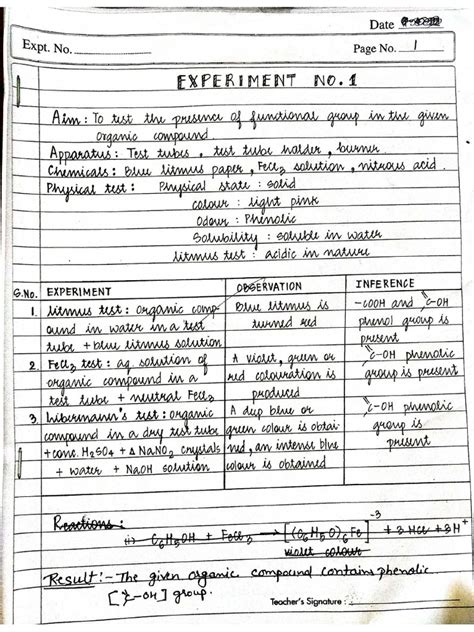 Chemistry Practical Class Xii Pdf