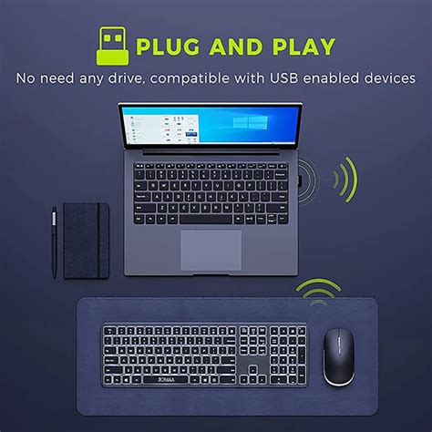 Jomaa Jomaa 2 4g Wireless Keyboard And Mouse Combo Full Size