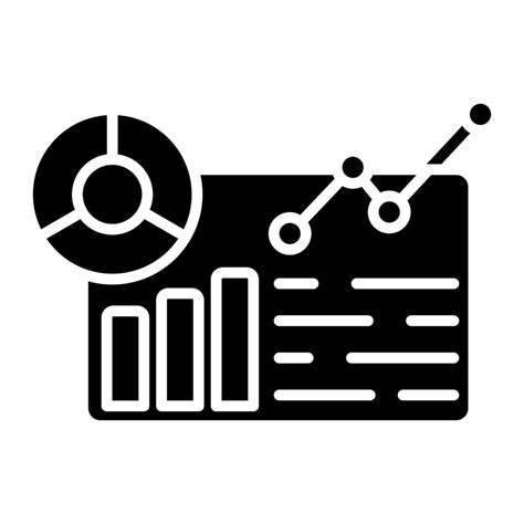 Data Reporting Glyph Icon 15036009 Vector Art At Vecteezy