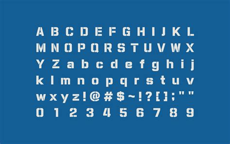 타이포쌍문동스텐실 Fonco