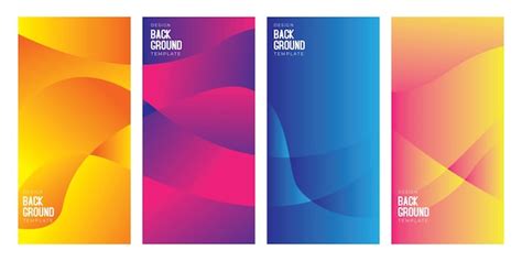 Premium Vector Vector Colorful Abstract Fluid Geometric Gradient