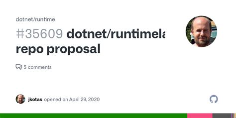 dotnet runtimelab repo proposal · issue 35609 · dotnet runtime · github