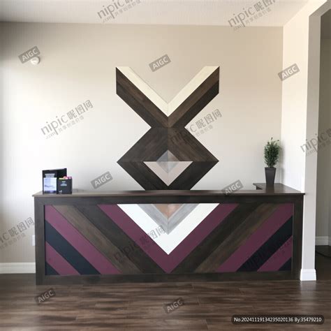 Ai创作图个性前台 店面接待台 前台效果 接待台设计 特色前台 健身房前台 接待台模型 实木前台 服务台收银台室内装饰 Diy前台 黑紫迎宾区 物业管理前台总台 健身接待前厅 美容院前台 前台