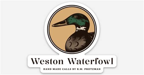 Logo Sticker By Weston Waterfowl Die Cut Stickers Sticker Mule