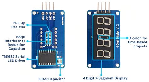 Arduino Tm1637 4 Digit Seven Segment Display Module Interface Tutorial