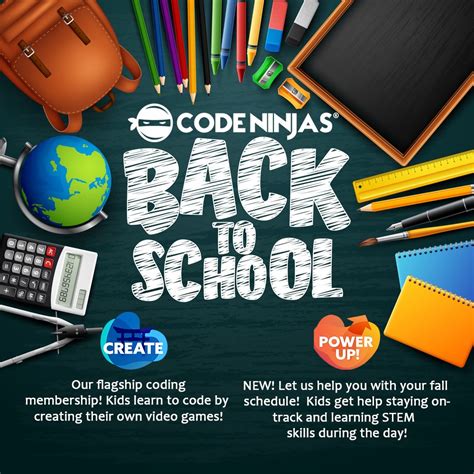 Code Ninjas Its Almost Time To Head Back To School Let Us Help