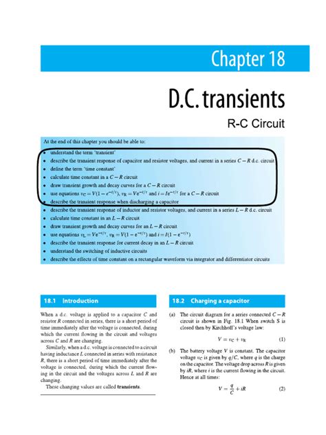 r c circuit pdf
