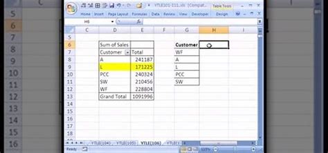 How To Use Alternatives To Pivot Tables In Microsoft Excel Microsoft Office Wonderhowto
