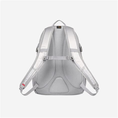 슈프림 백팩 실버 22fw Supreme Kream