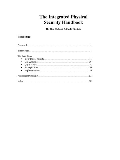 Physical Security Plan Download Free Pdf Threat Computer Physical Security