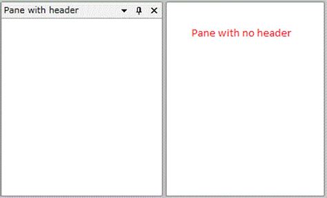Wpf Docking How To Remove The Header Of The Radpane Telerik Ui For Wpf
