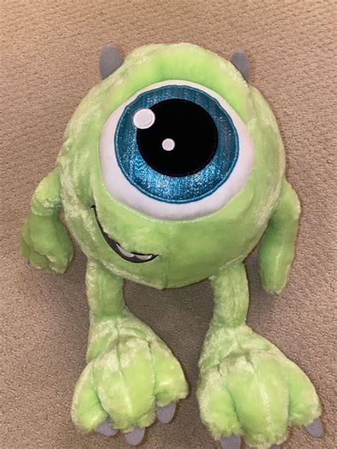 Official Disney Pixar Monsters Inc Mike Wazowski Soft Stuffed Plush Toy