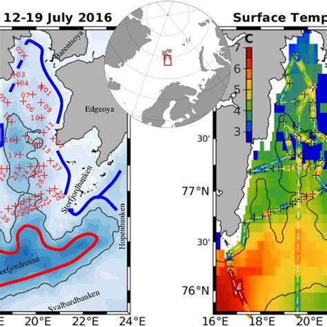 Salinity Top And Potential Temperature Bottom Fields On The