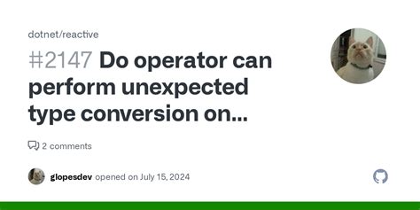 Do Operator Can Perform Unexpected Type Conversion On Observable