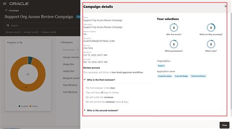 Manage And Monitor Access Review Campaigns With Oracle Access Governance