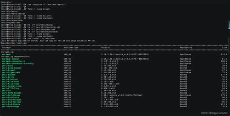 在centos8中安装和配置mariadb Csdn博客