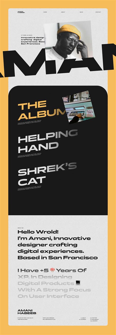 Anchiano Webflow Portfolio Template On Behance