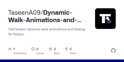 Github Taseena09 Dynamic Walk Animations And Footing For Roblox Half Broken Dynamic Walk