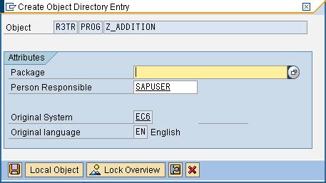 Adding Two Numbers In SAP ABAP Using Parameters SAP ABAP Online Tutorials