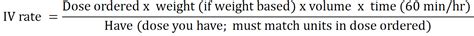 IV Drip Rate Calculator Medicalculators