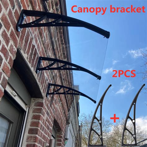 2pcs Awning Canopy Bracket Outdoor Balcony Awning Support Bracket Door Window Eaves Awning