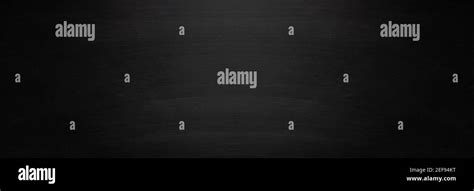 Horizontal Dark Black Board Or Chalkboard With Copy Space Background