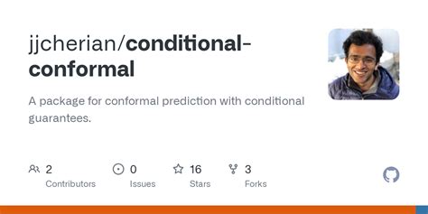GitHub Jjcherian Conditional Conformal A Package For Conformal Prediction With Conditional