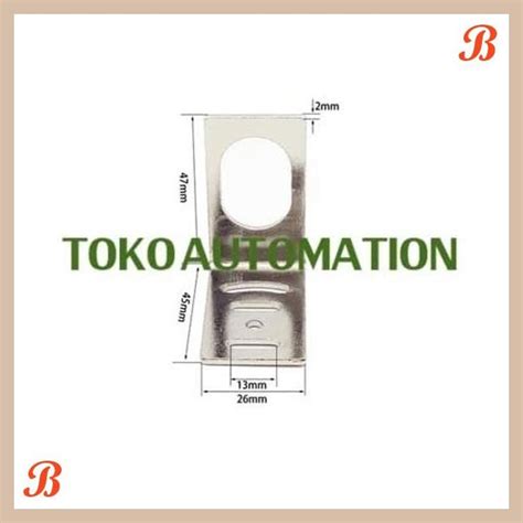 Jual TKAT M18 PROXIMITY SWITCH MOUNTING BRACKET BRACKETS PS61 Shopee Indonesia