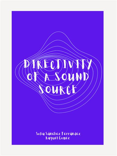 Directivity Of A Sound Source Raquel Gomez Y Sofía Sánchez 1 Pdf Standard Deviation