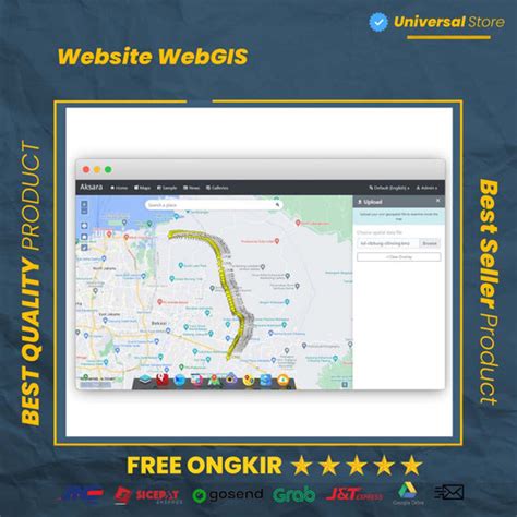 Jual Source Code Website WebGIS Aplikasi Pemetaan Berbasis Aksara